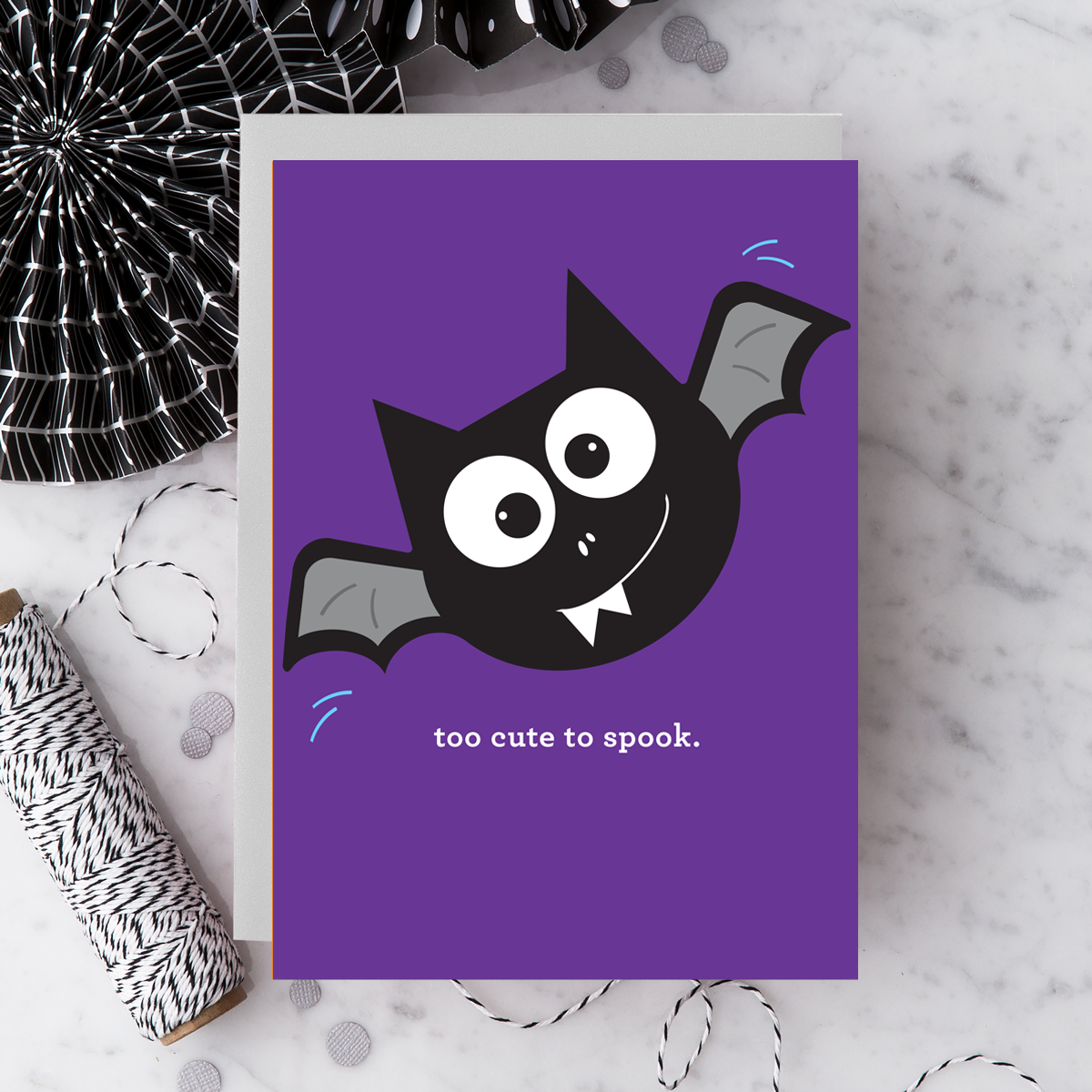 Too Cute To Spook Halloween Card - Design With Heart Studio